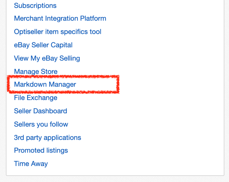 【eBay 輸出】Markdown Managerを使おう！！ | Slow Work Lab.